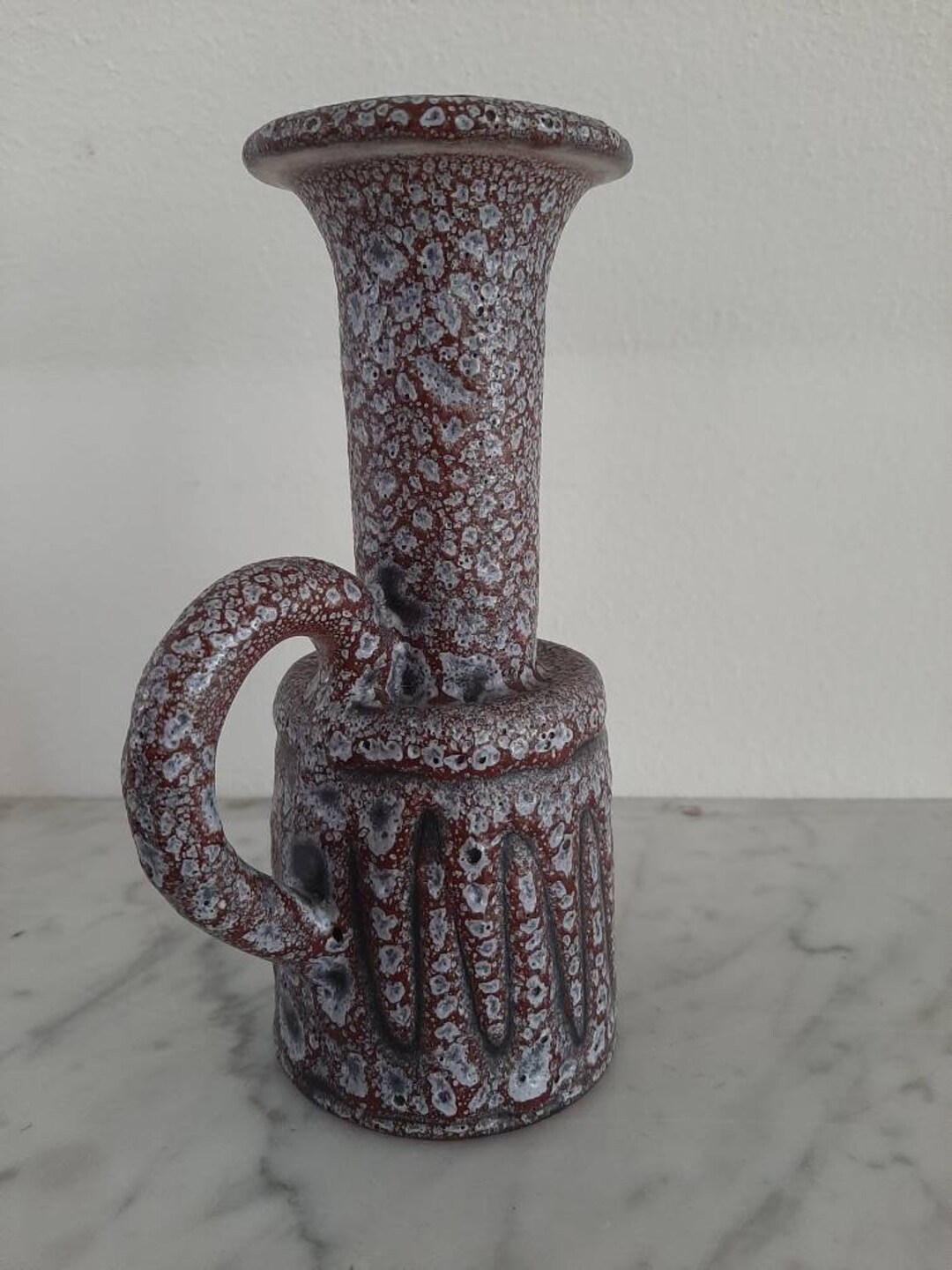 Vintage Purple Ceramic West Germany Candle Holder - Etsy