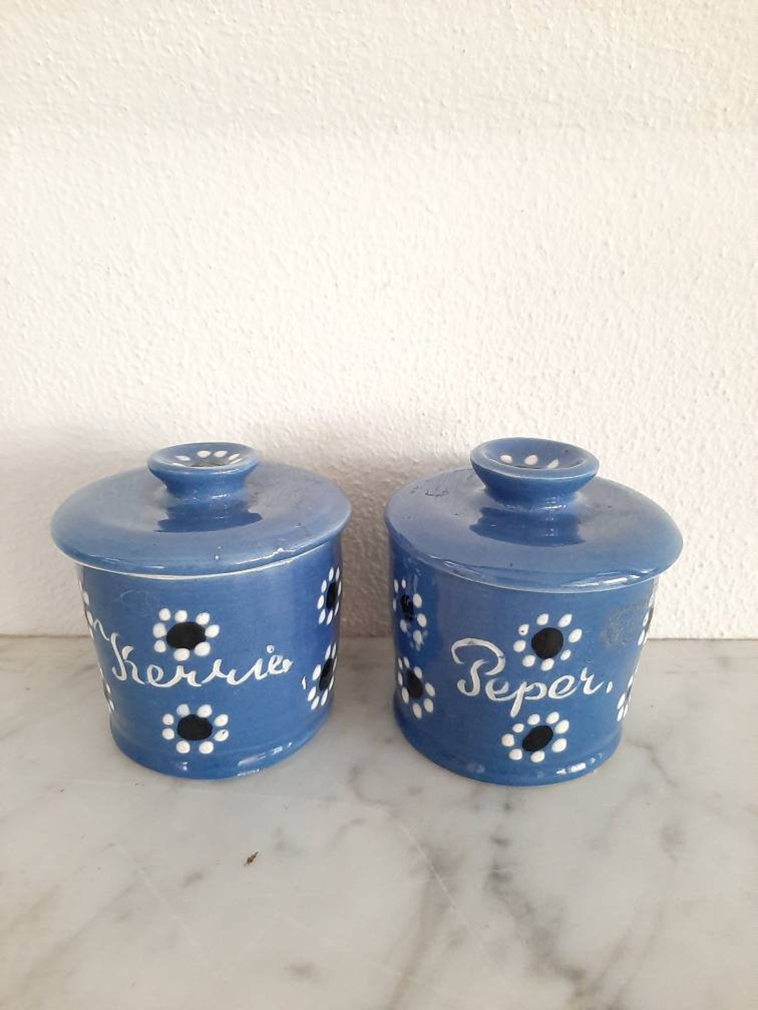 Antique Spice Pots Dutch Pots to Store Species - Etsy