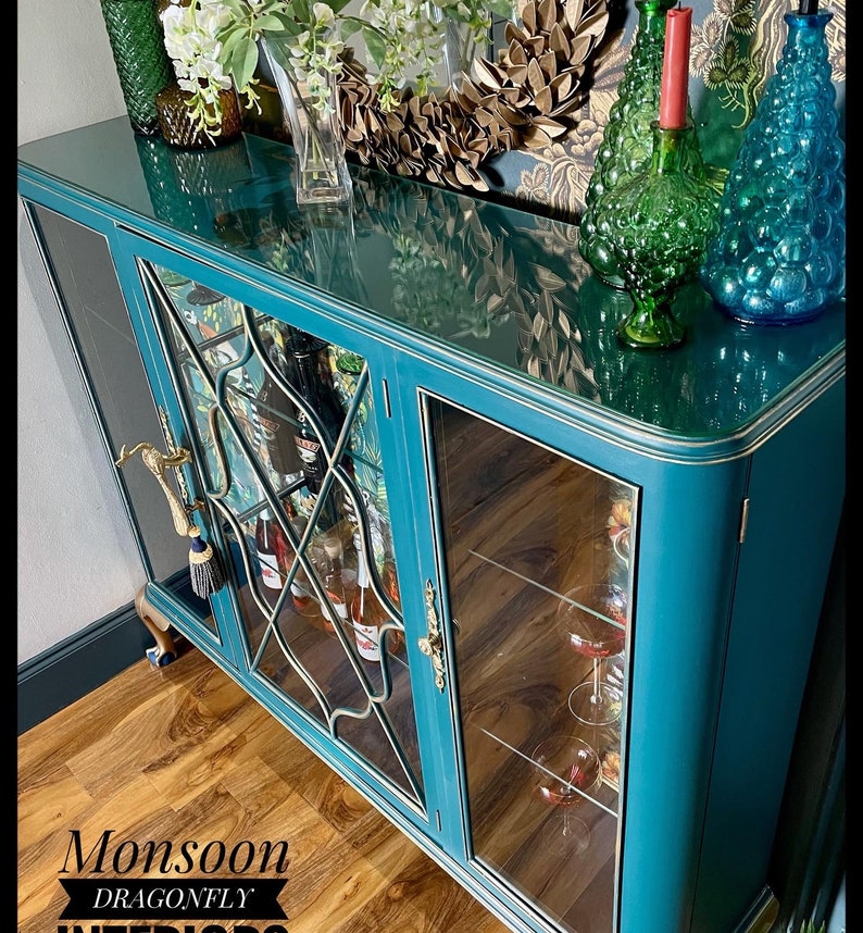 Professionally Upcycled Drinks Cabinet Cocktail Display - Etsy