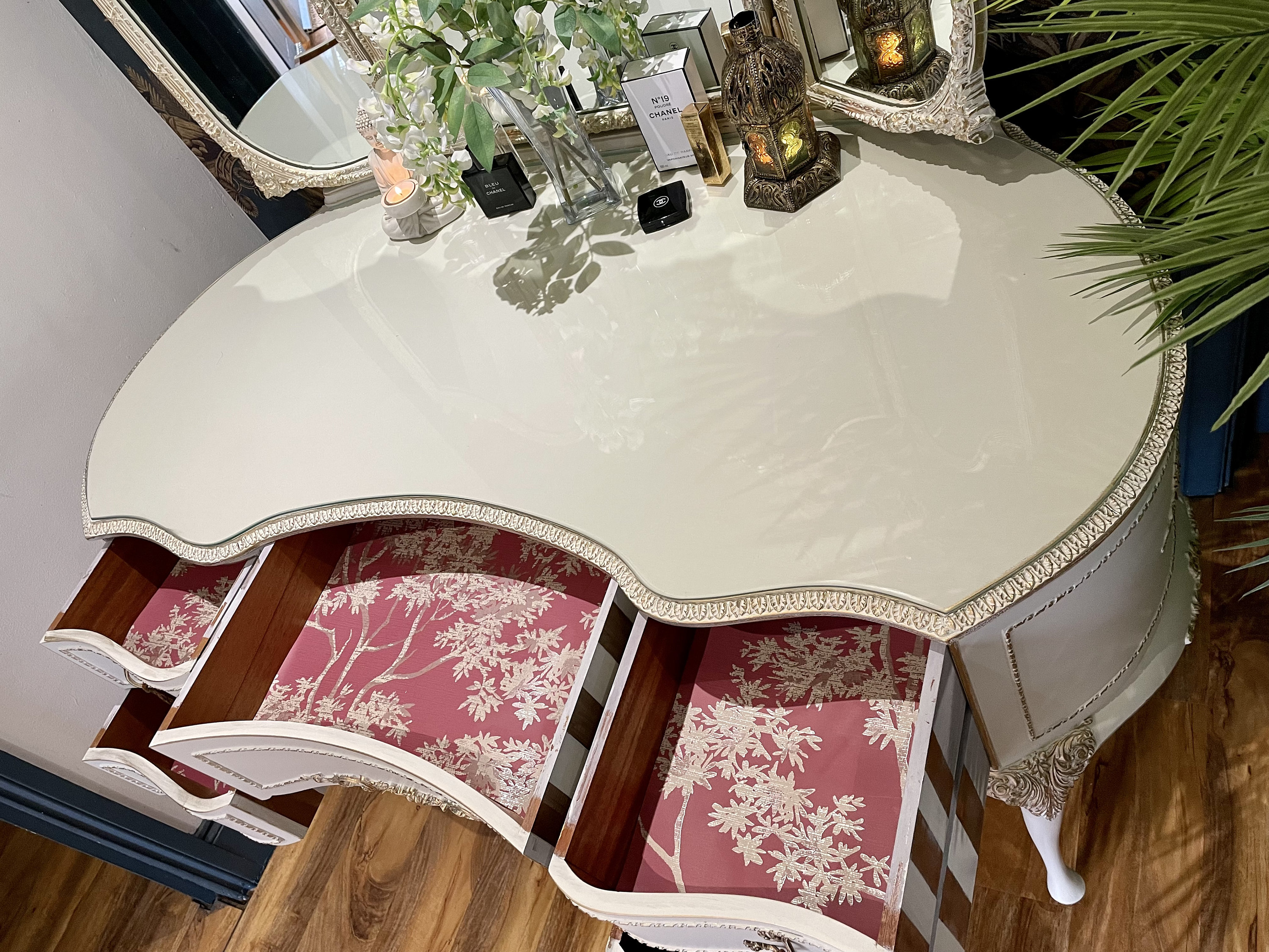 Vintage Olympus Dressing Table French Louis Style Antoinette Dressing ...