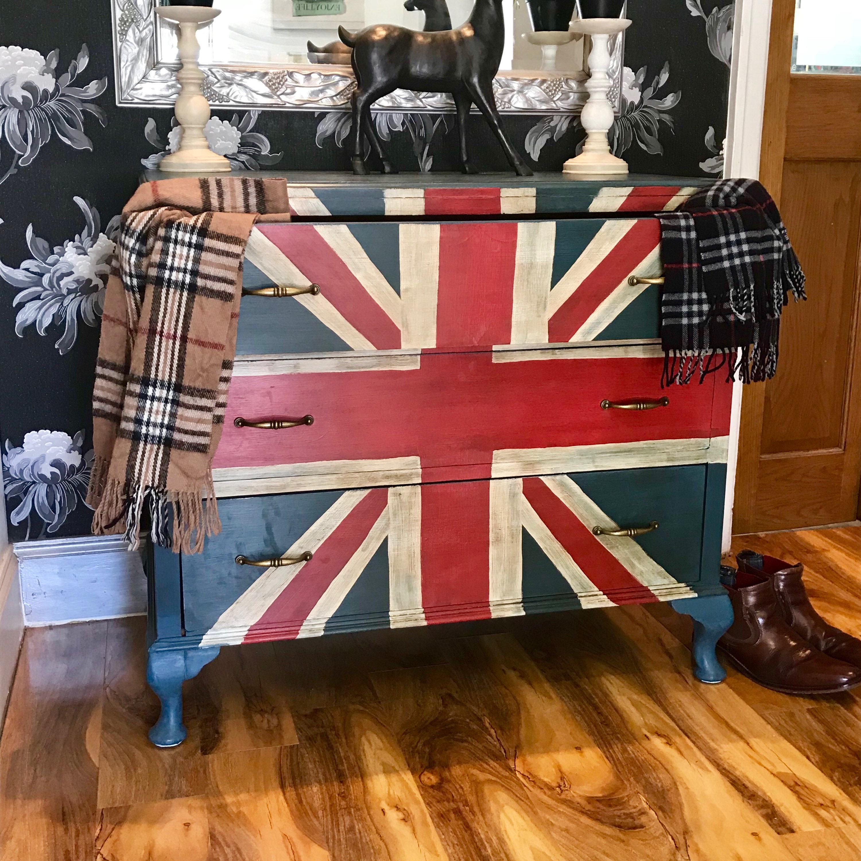 Union Jack Chest of Drawers Now Sold hand Painted in Annie Sloan Chalk ...