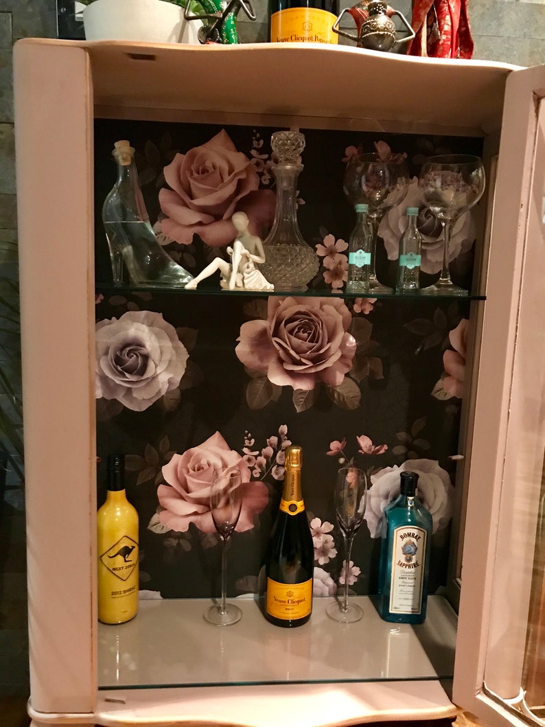 Now Sold Art Deco Cocktails Drinks Cabinet Bar in Damask & - Etsy