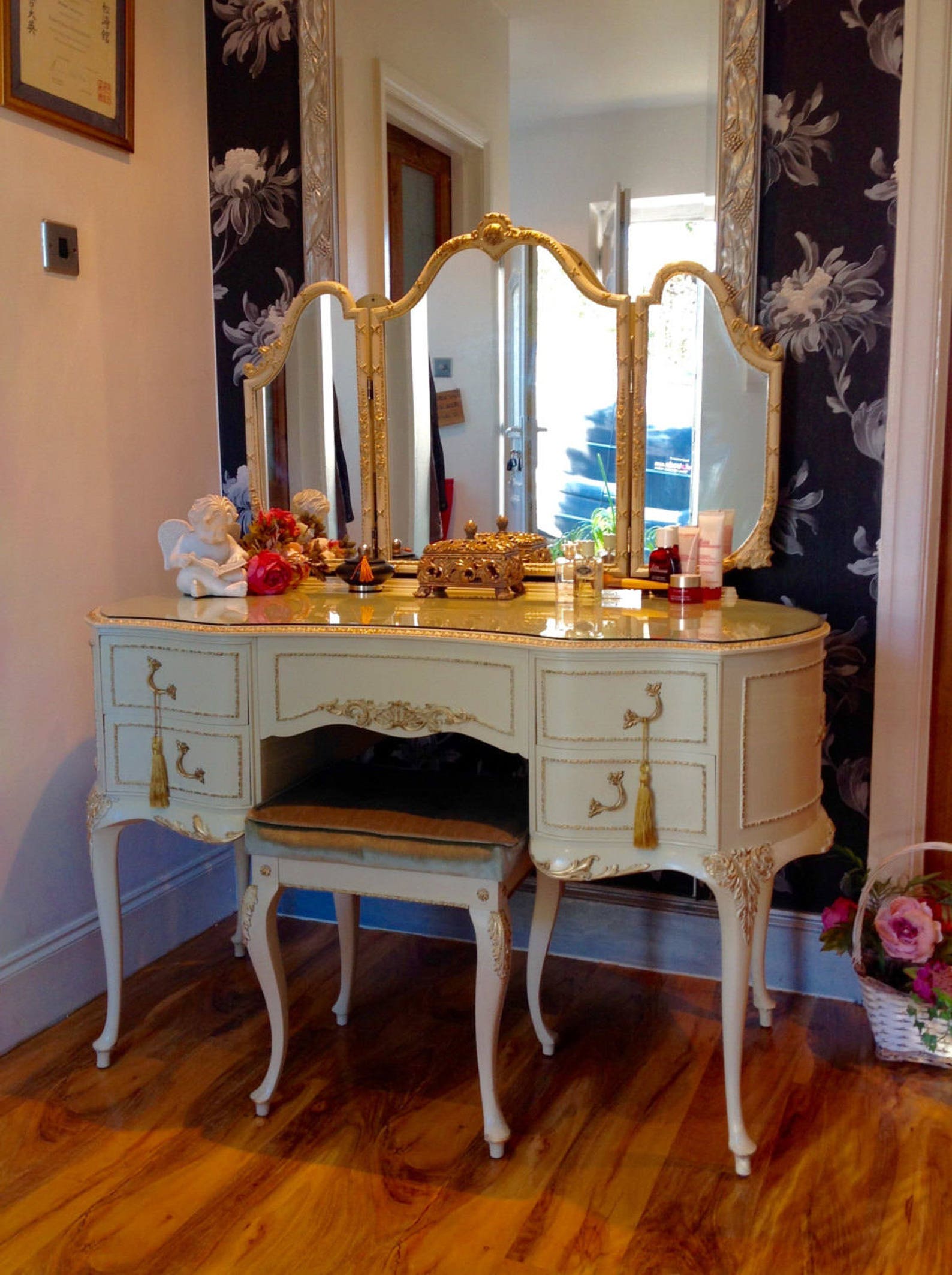 Vintage French Louis Style Olympus Antoinette Dressing Table - Etsy UK