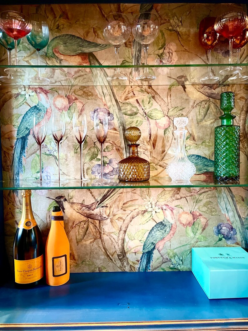 Opulent Vintage Drinks Cabinet Cocktail Display - Etsy