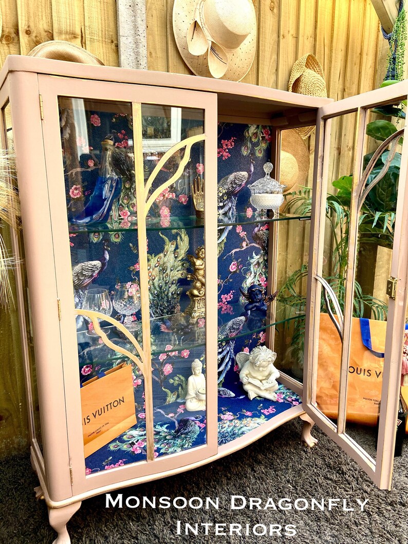 Now Sold Art Deco Cocktails Drinks Cabinet Bar in Damask & Stunning ...