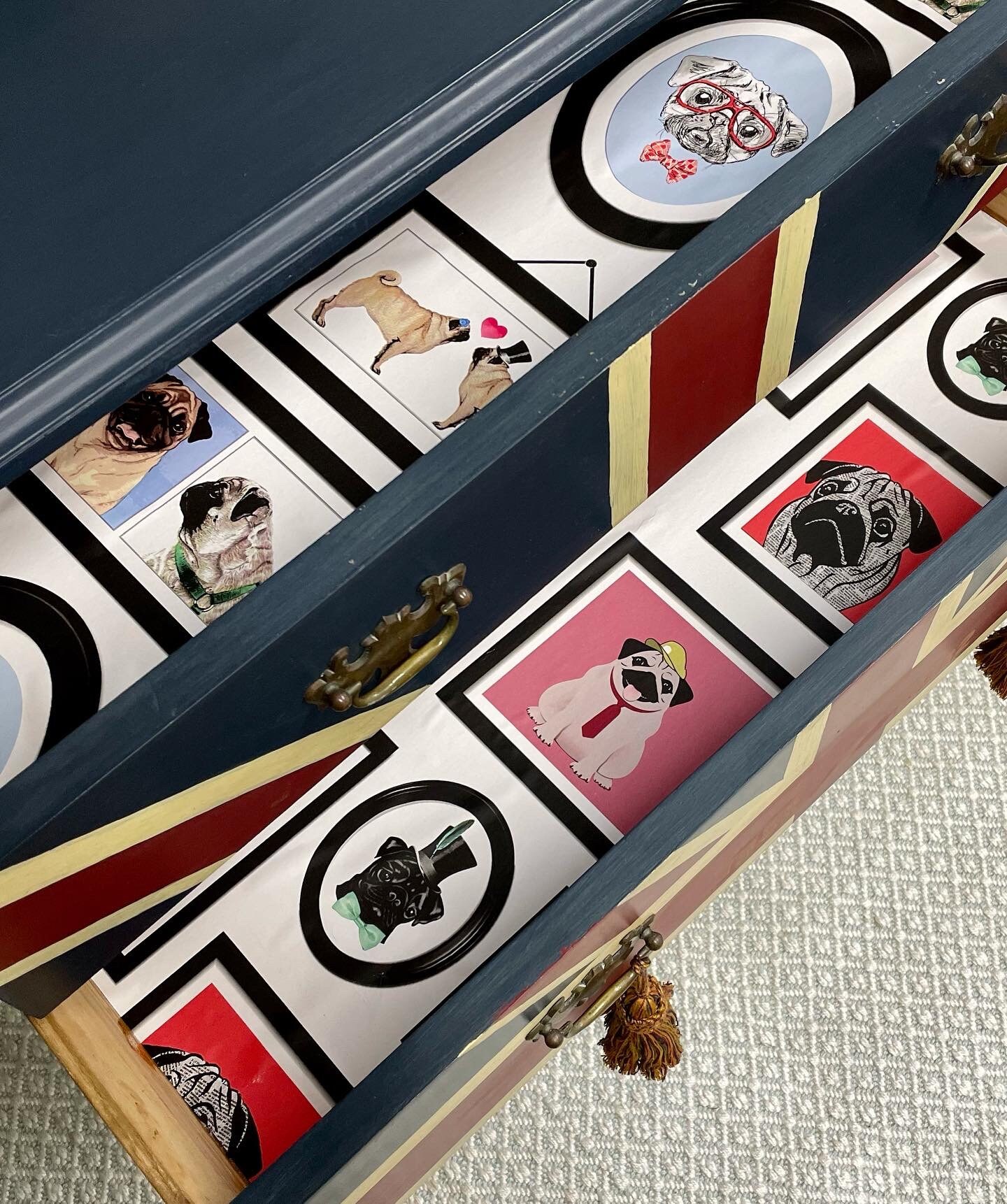 Union Jack Queens Platinum Jubliee Chest of Drawers Hand - Etsy