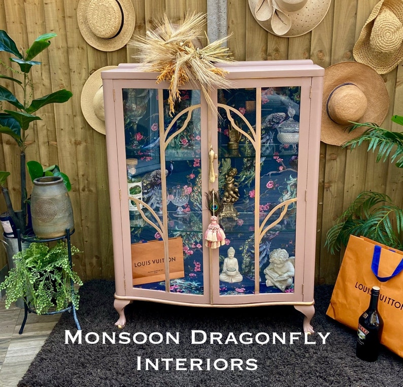 Now Sold Art Deco Cocktails Drinks Cabinet Bar in Damask & Stunning ...