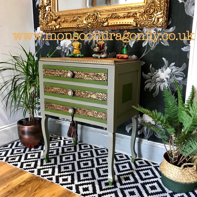 Unique French Colonial Side Table Bedside Sofa End Hallway - Etsy