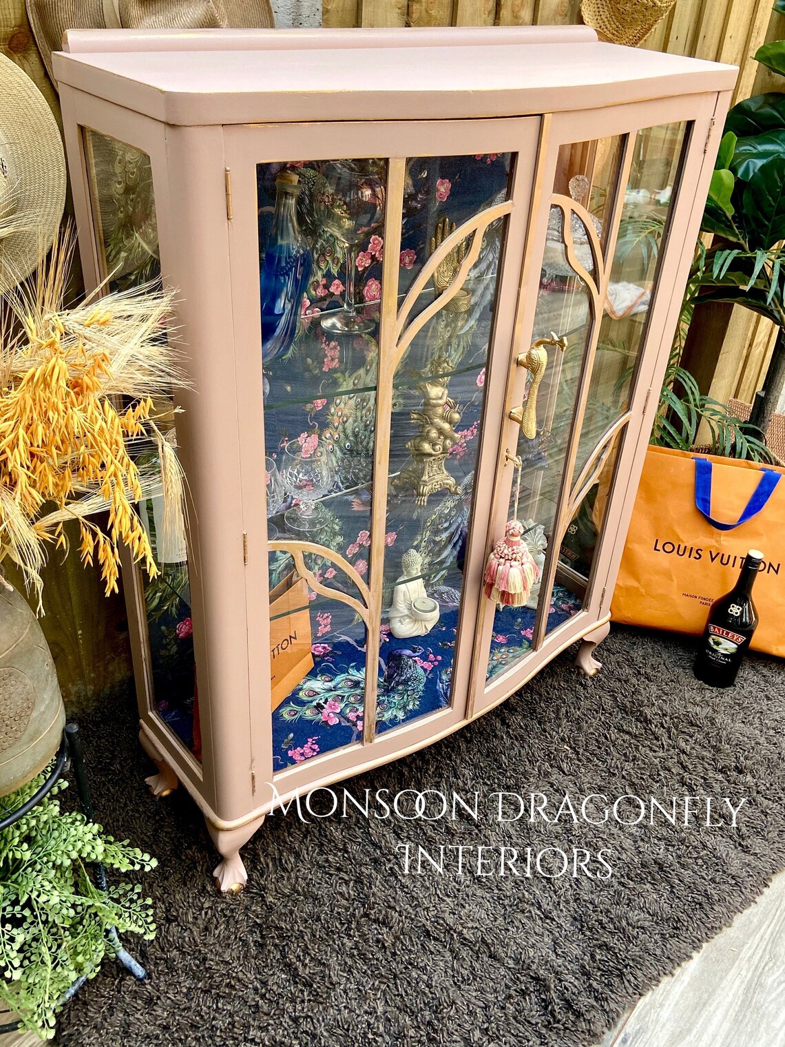 Now Sold Art Deco Cocktails Drinks Cabinet Bar in Damask & | Etsy