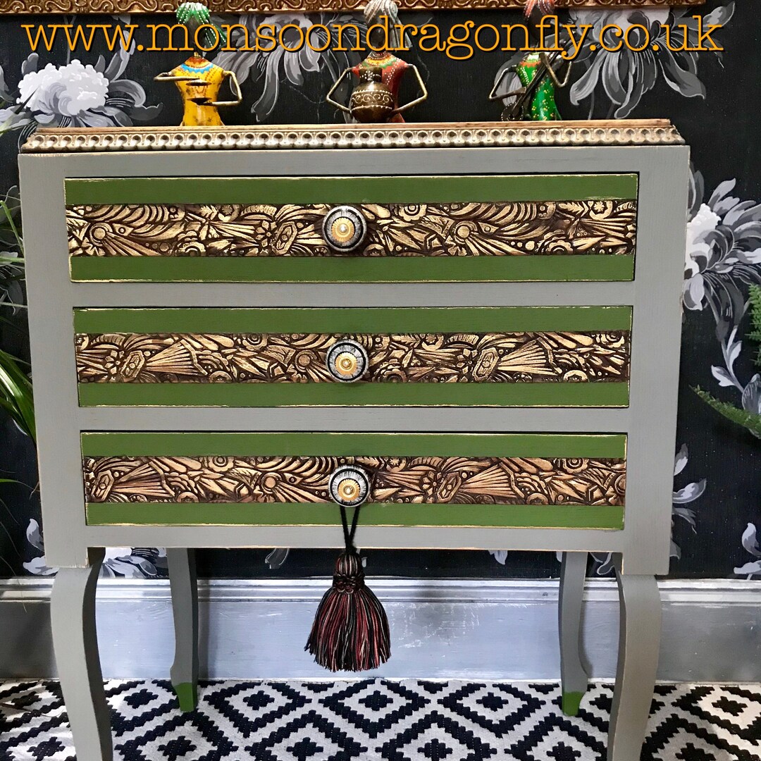 Unique French Colonial Side Table Bedside Sofa End Hallway - Etsy