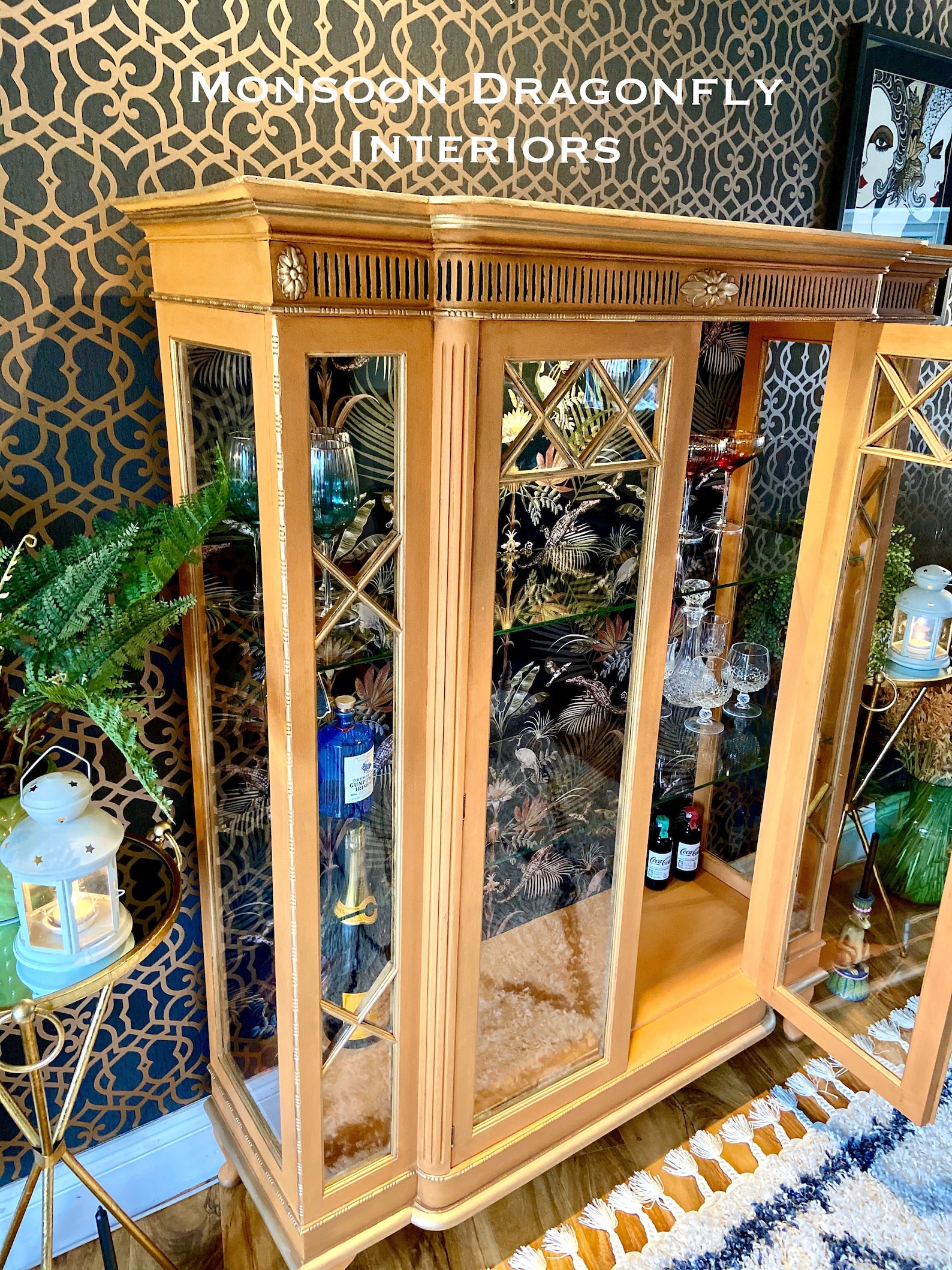 Original Art Deco Drinks Cabinet Cocktail Display With Beccawho ...