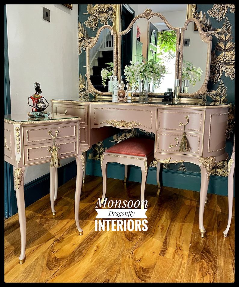 Vintage Olympus Bedside Tables, Pink Chests With Glass Tops (pair) to ...