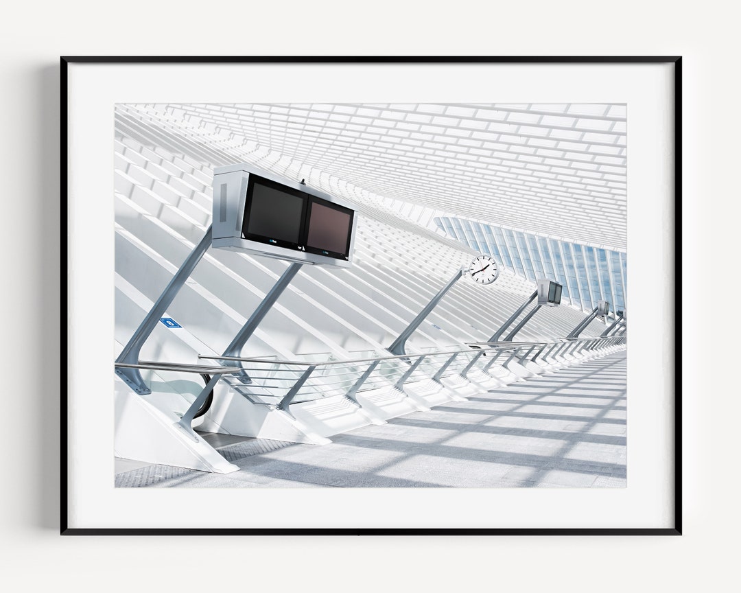 Train Station Print Train Station Poster Architecture Photography Wall ...