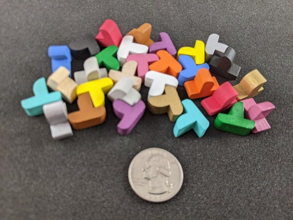 Board Game Ship Tokens settlers Style Pink Purple Turquoise | Etsy