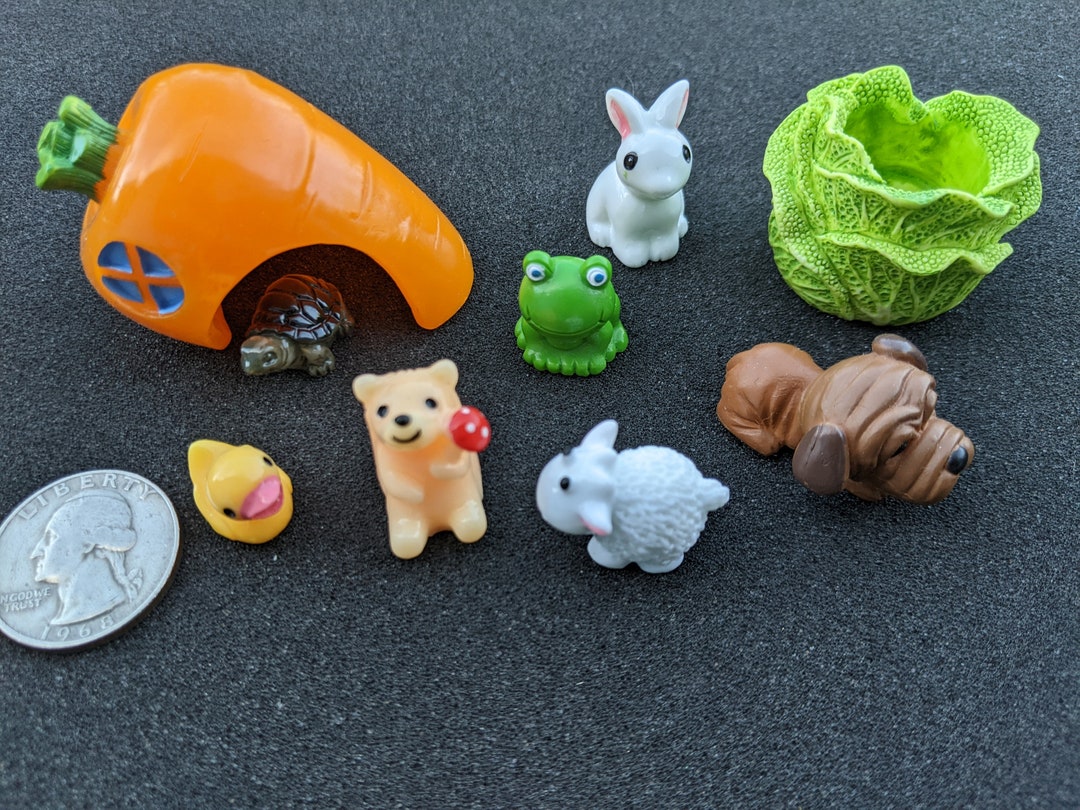 Tiny 3D Animal Pieces - Etsy