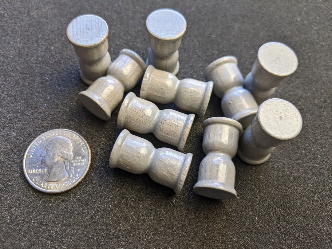 Small Wooden Hourglass Board Game Token - Etsy