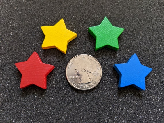 Wooden Star Bits - Etsy