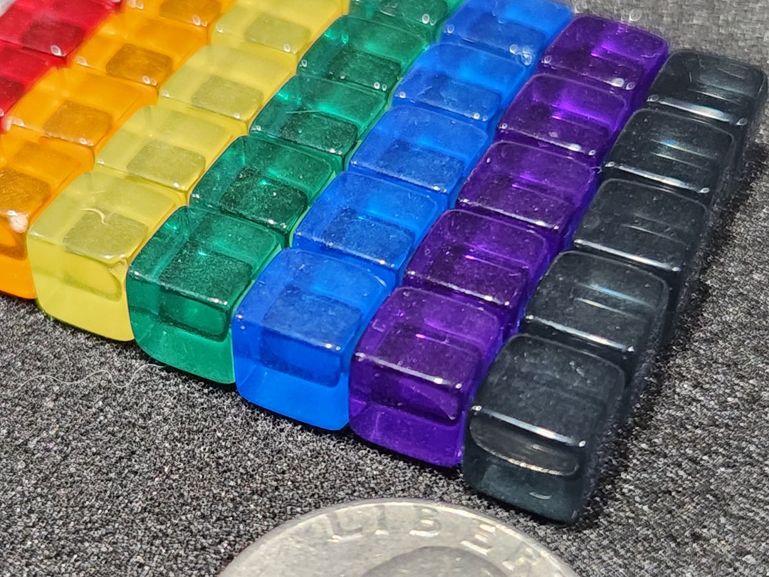 Translucent Plastic Cubes 8mm | Board Game Pieces - Etsy