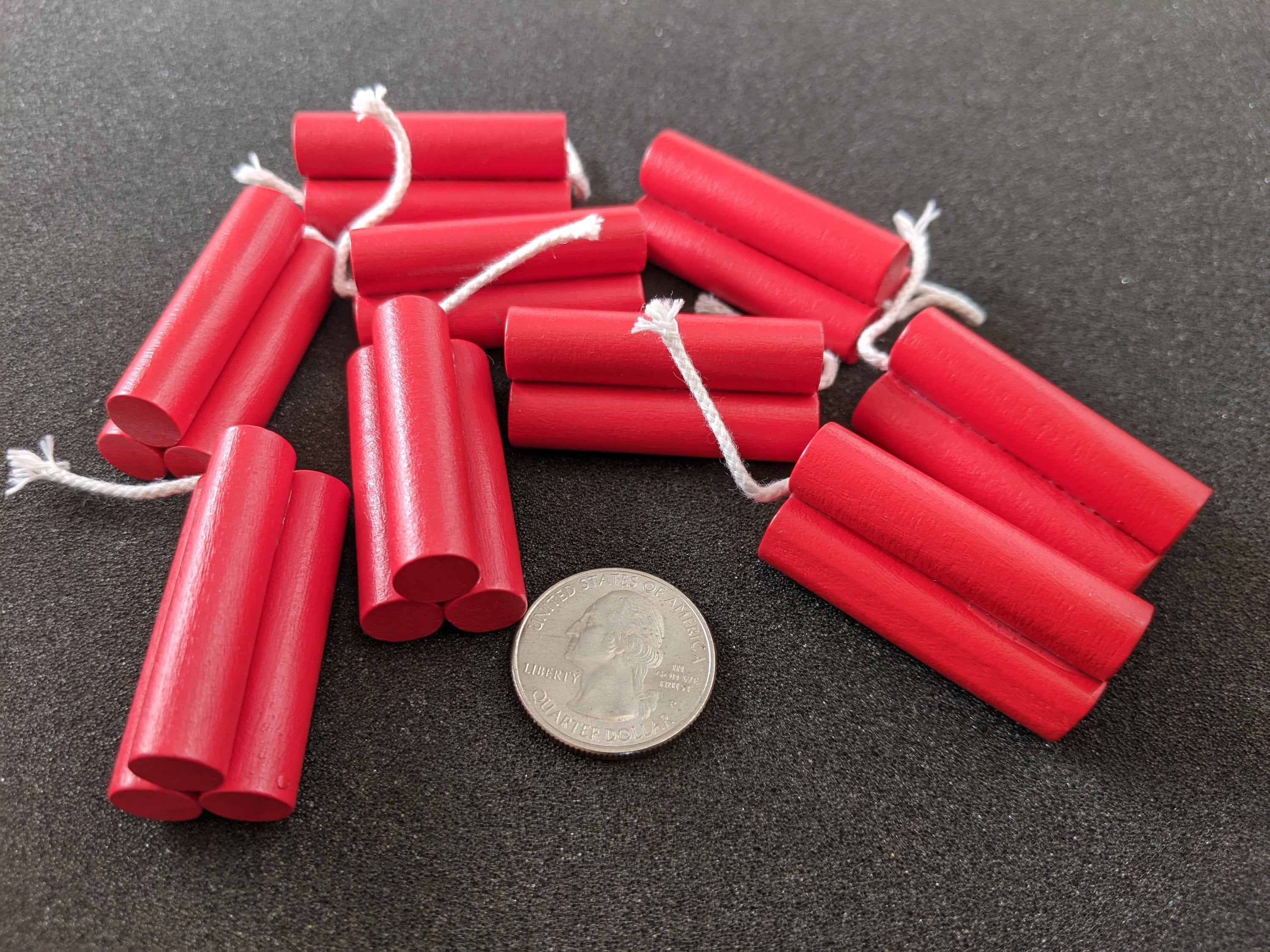 Wooden Dynamite With String Fuse - Etsy