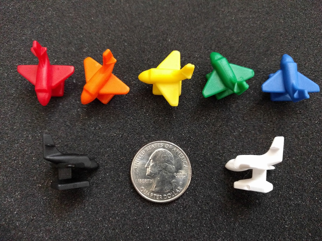 Plastic Airplane Board Game Piece. - Etsy