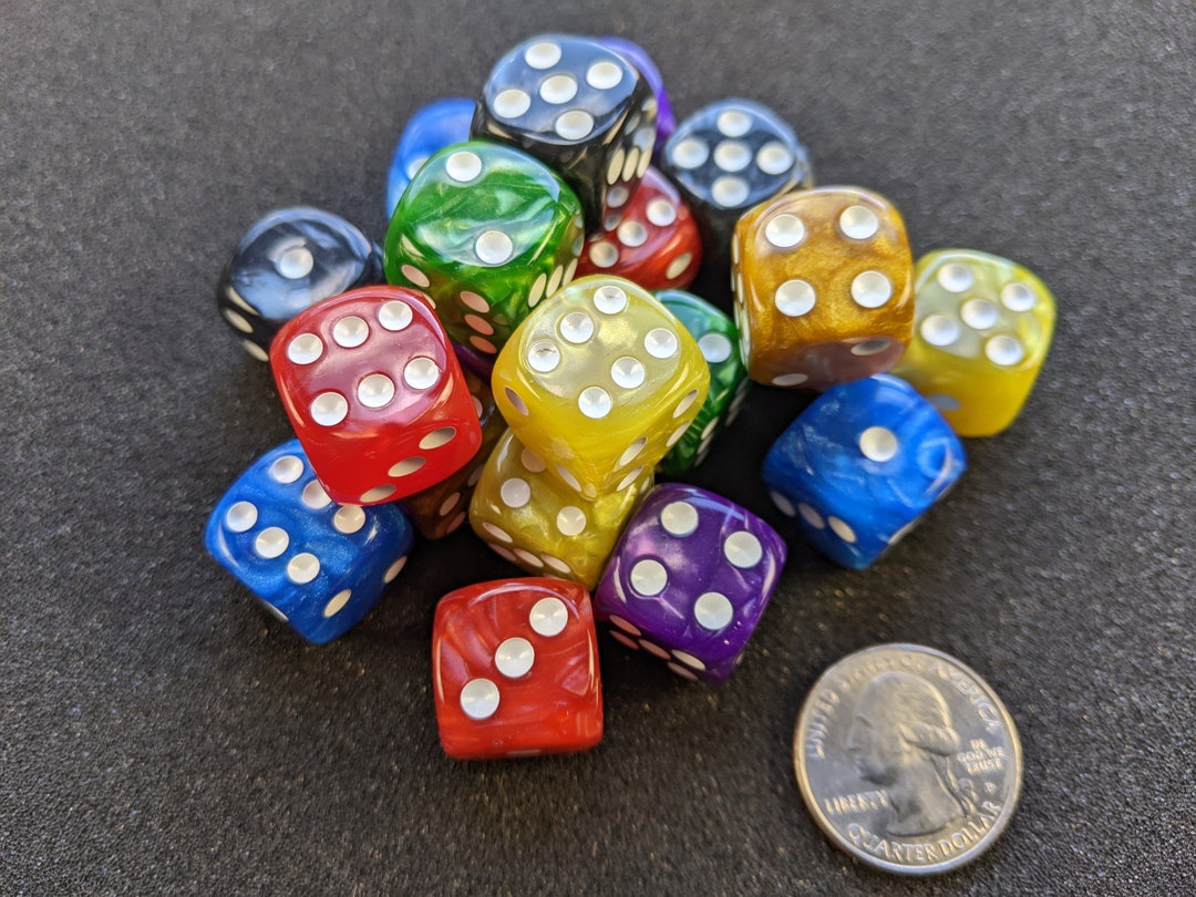 Individual and Bulk Swirled Dice - Etsy
