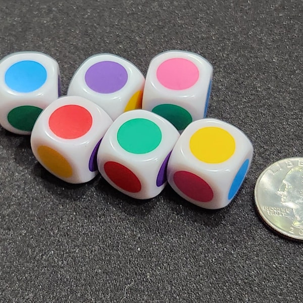 Colored Dice - Etsy