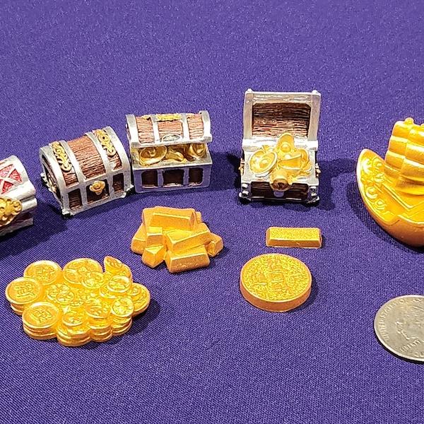 Gold Treasure Chests - Etsy