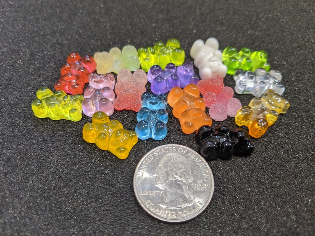 Small Plastic Gummy Bears. - Etsy