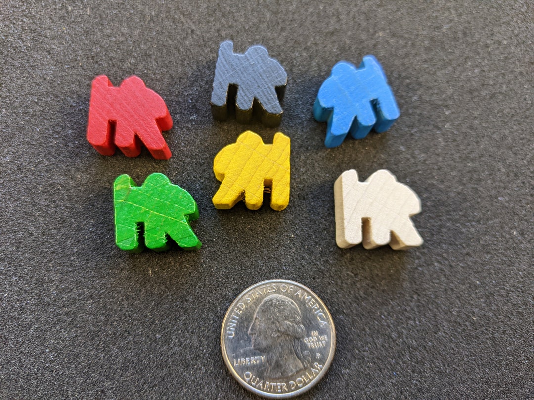Meeple With Staff | Stone Age Meeple - Etsy