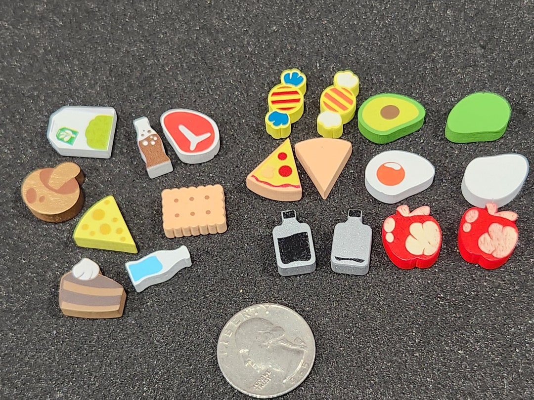 Board Game Food Resource Upgrade Tokens. - Etsy