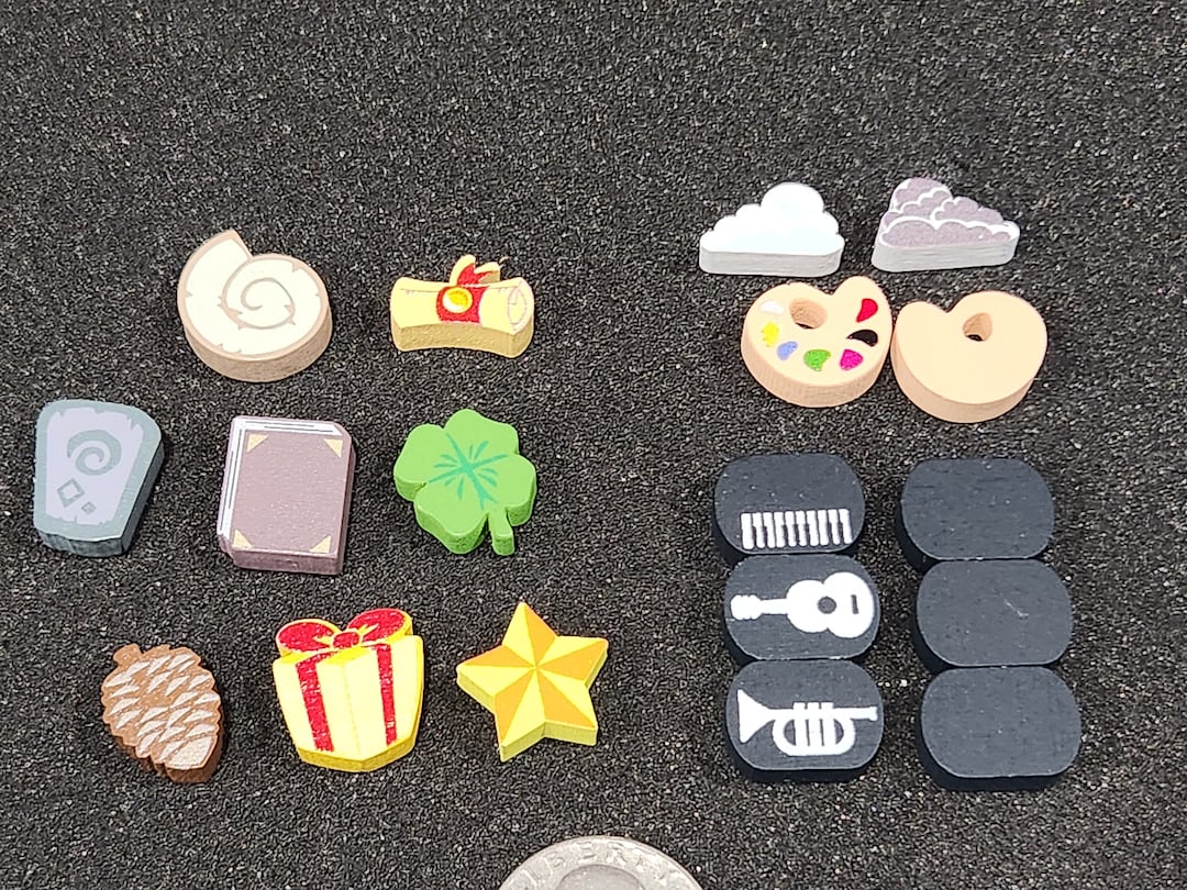 Art Music Printed Board Game Tokens - Etsy