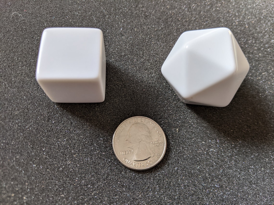 Blank Dice | Etsy