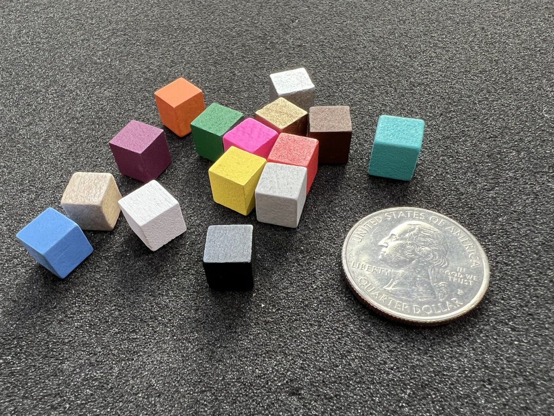 8mm Wooden Cubes | Board Game Pieces - Etsy