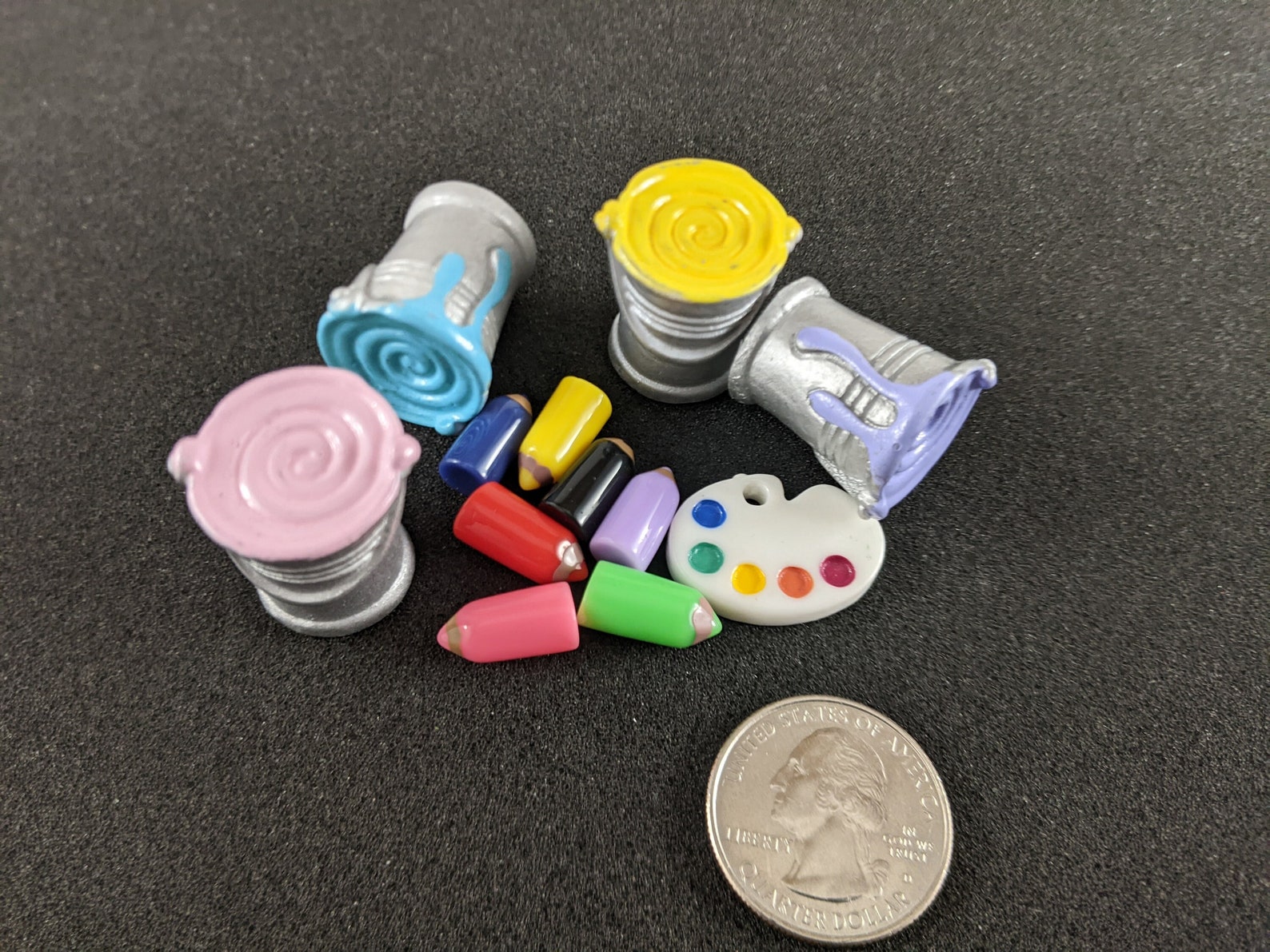 Tiny Plastic Art Supply Pieces - Etsy