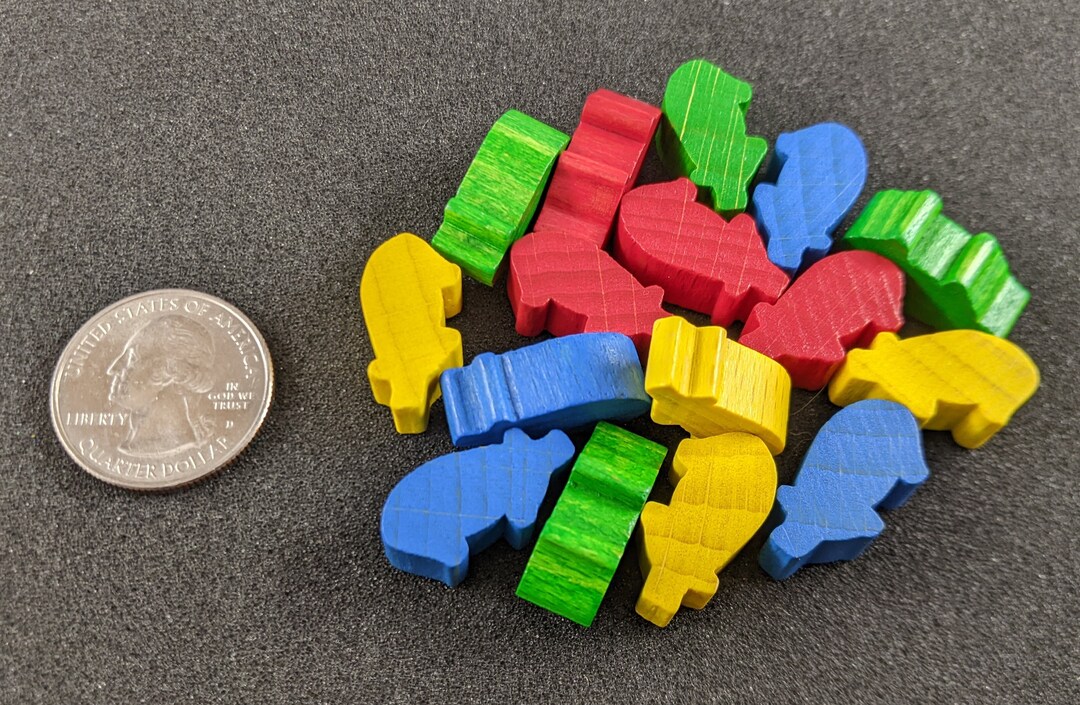 Small Colored Pig Tokens - Etsy