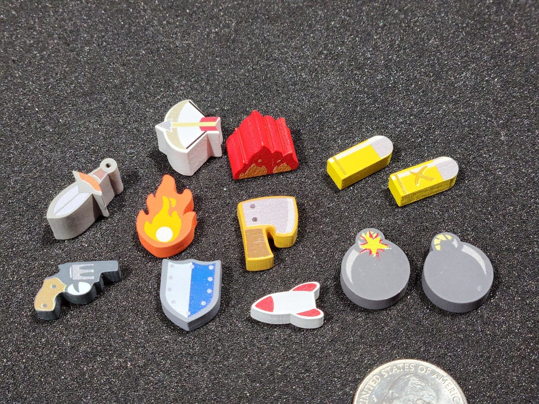Weapon Token Board Game Piece Upgrades - Etsy