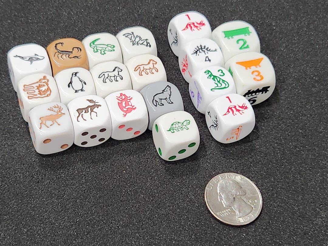 Animal Dice - Etsy