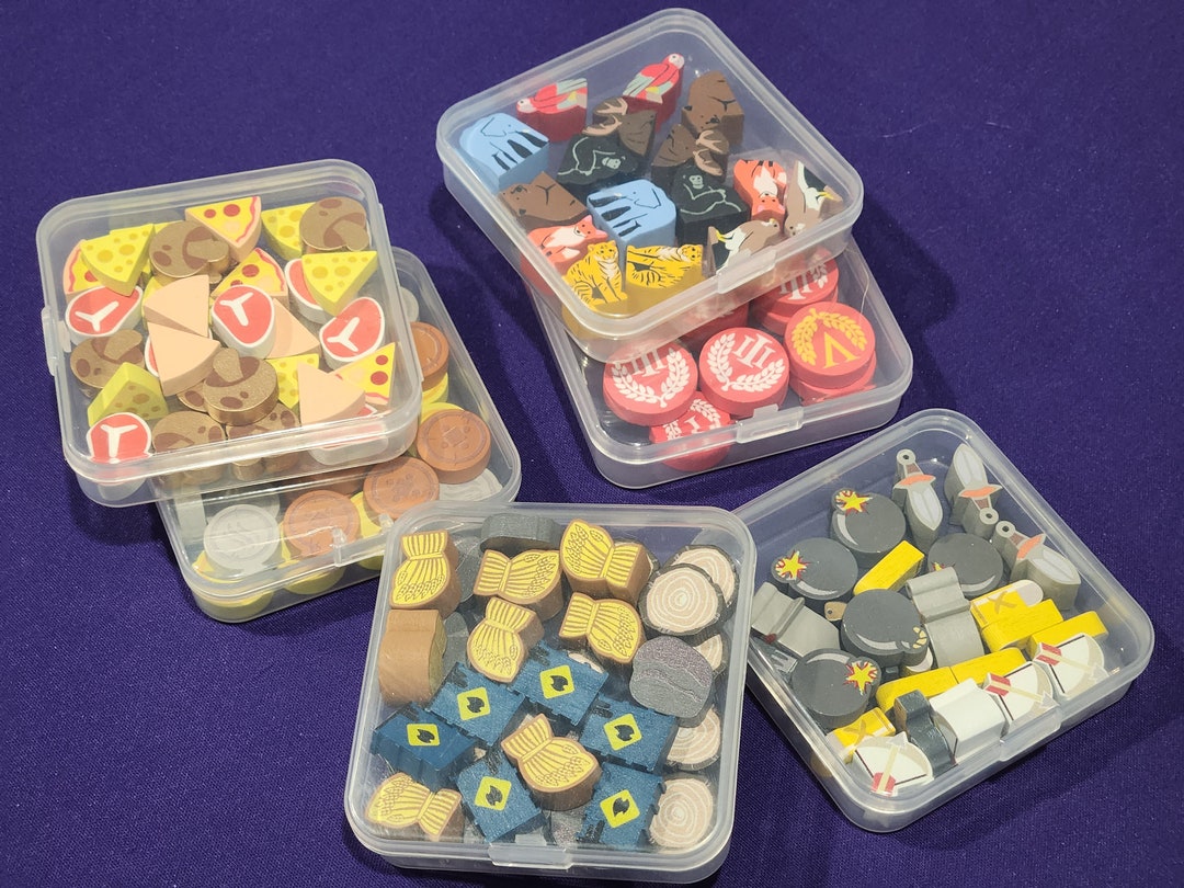 Game Pieces Gift Set With Plastic Case - Etsy