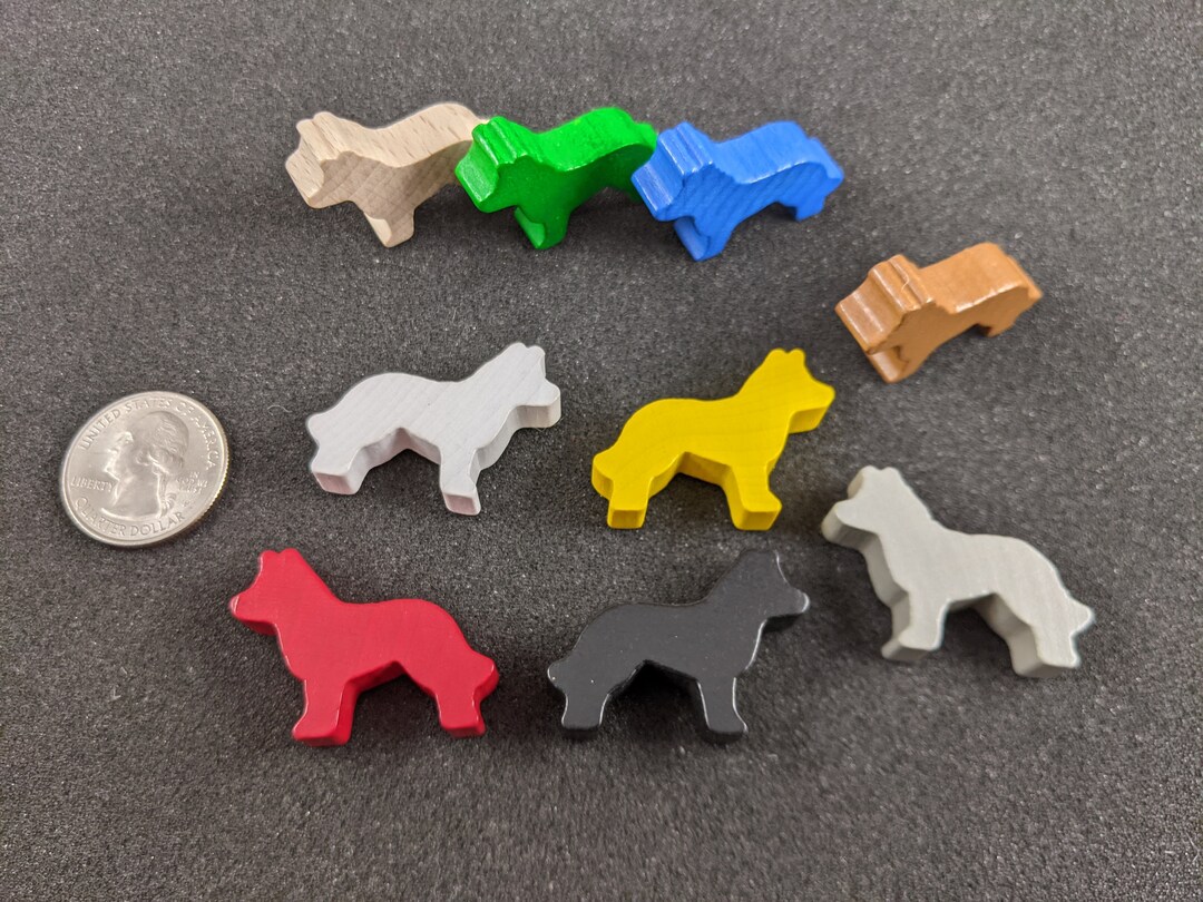 Dog / Wolf Tokens Puppy Animals - Etsy