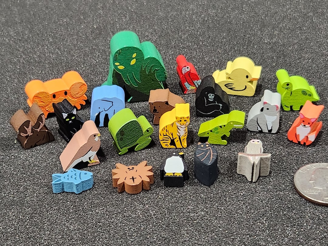 Board Game Animal Token Upgrades - Etsy