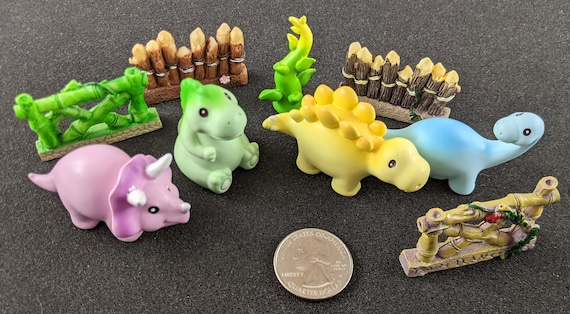 Dinosaurs Fences and Vegitation - Etsy