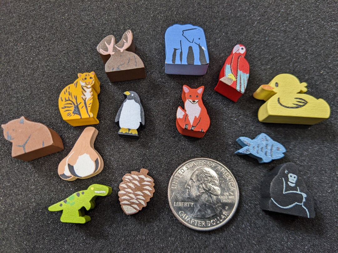 Board Game Animal Token Upgrades - Etsy