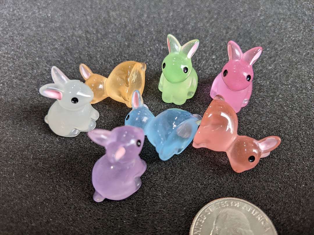 Glow in the Dark Rabbits - Etsy