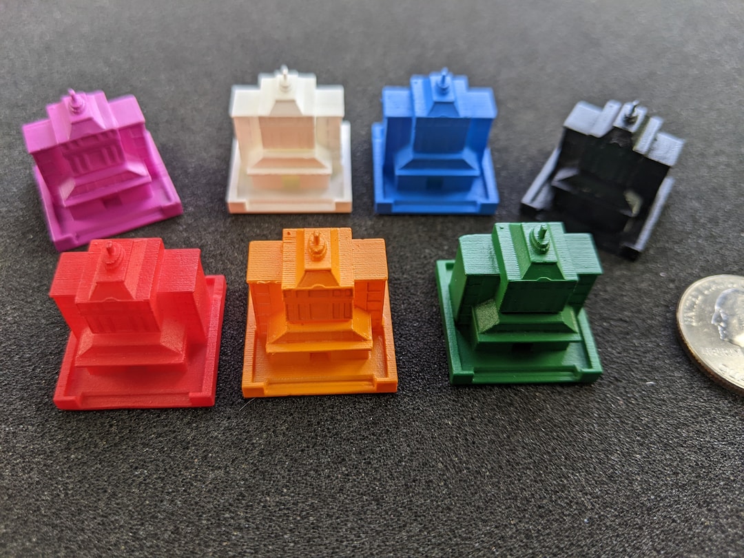 Detailed Plastic Board Game Palace Buildings - Etsy