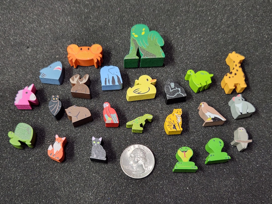 Board Game Animal Token Upgrades - Etsy