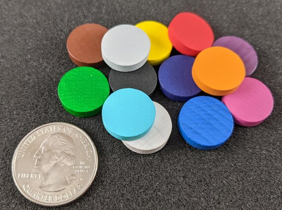 15x4 Mm Wooden Discs Board Game Pieces - Etsy