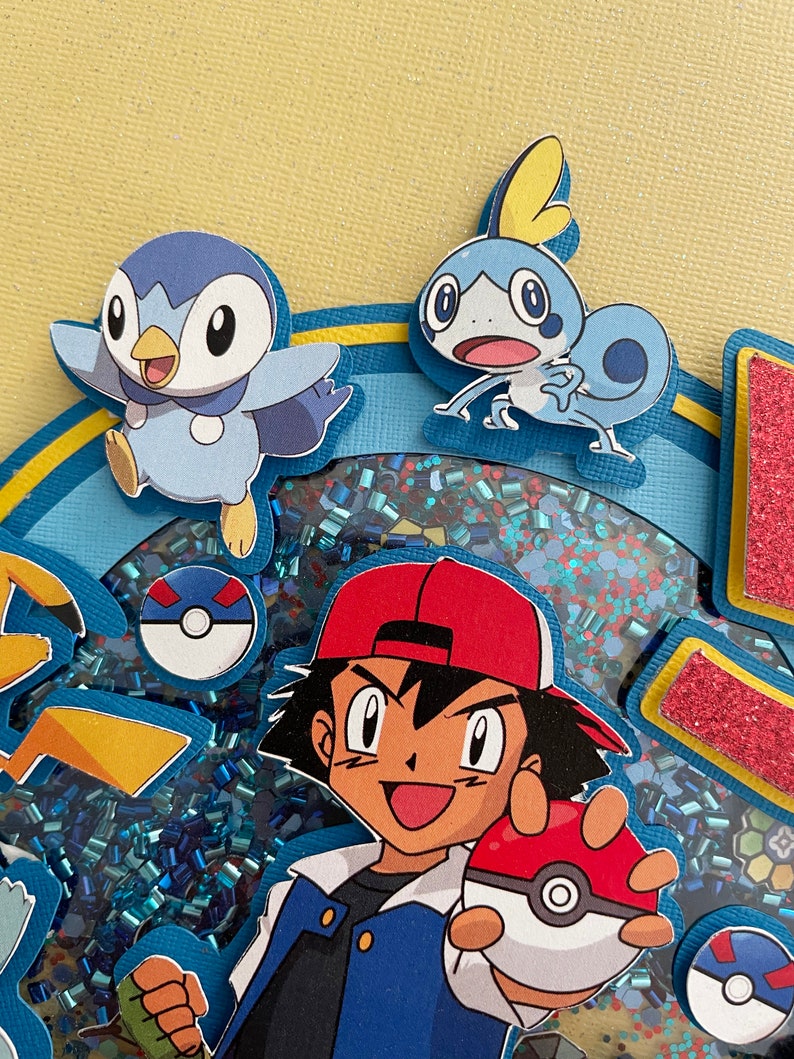 Pokemon Shaker Cake Topper, Pikachu Topper, Pokemon Cake Topper ...