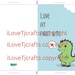 Printable Anniversary Card Dinosaur Card Dino Love Card - Etsy
