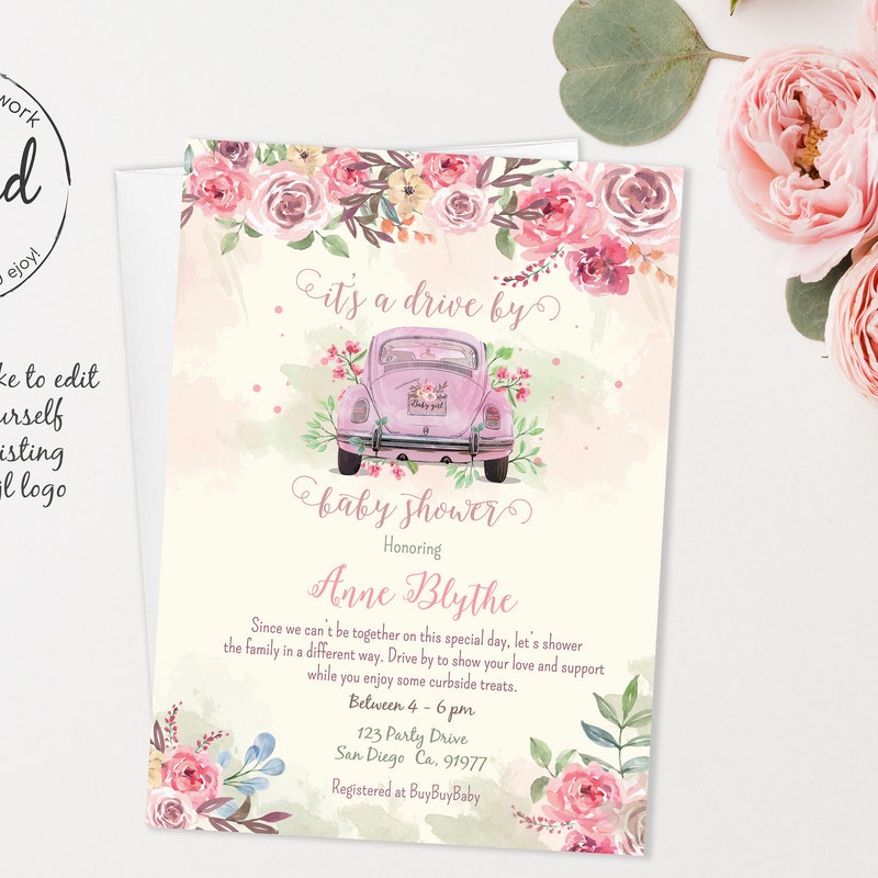 Drive by Baby Shower - Etsy