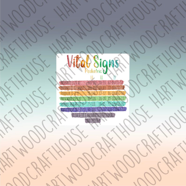 Vital Signs Stickers BUNDLE - Etsy